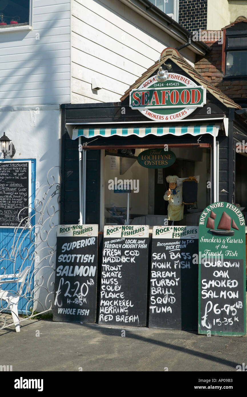 Seaside seafood menu hi-res stock photography and images - Alamy