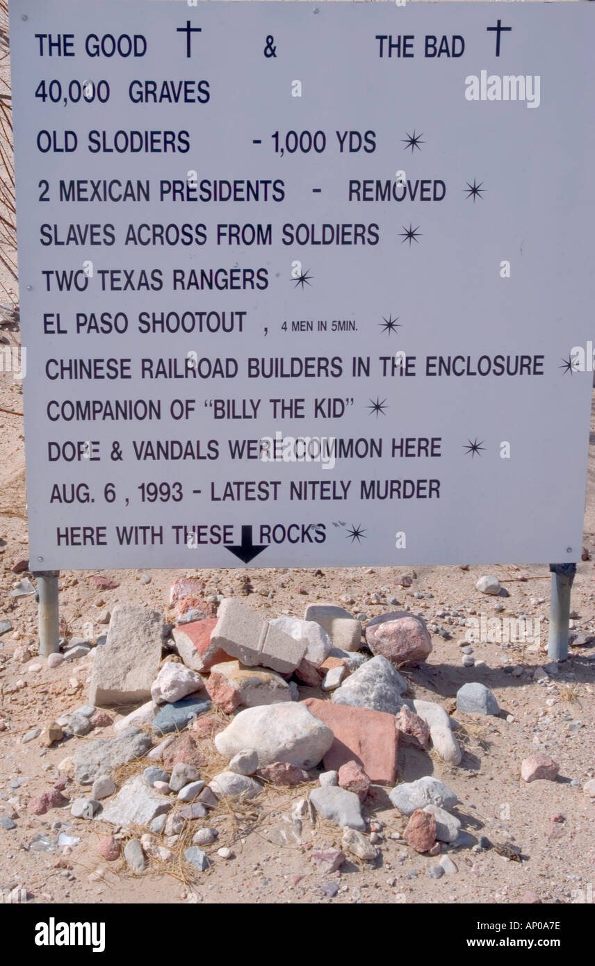 Boot hill cemetery grave hi-res stock photography and images - Alamy