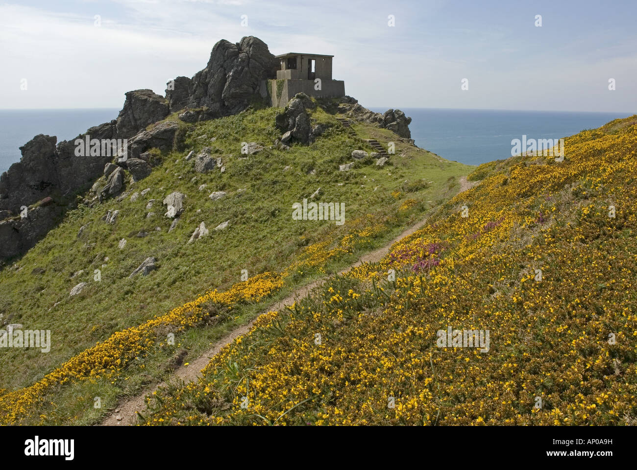 South west coast path at Bolt Head, south Devon Stock Photo - Alamy