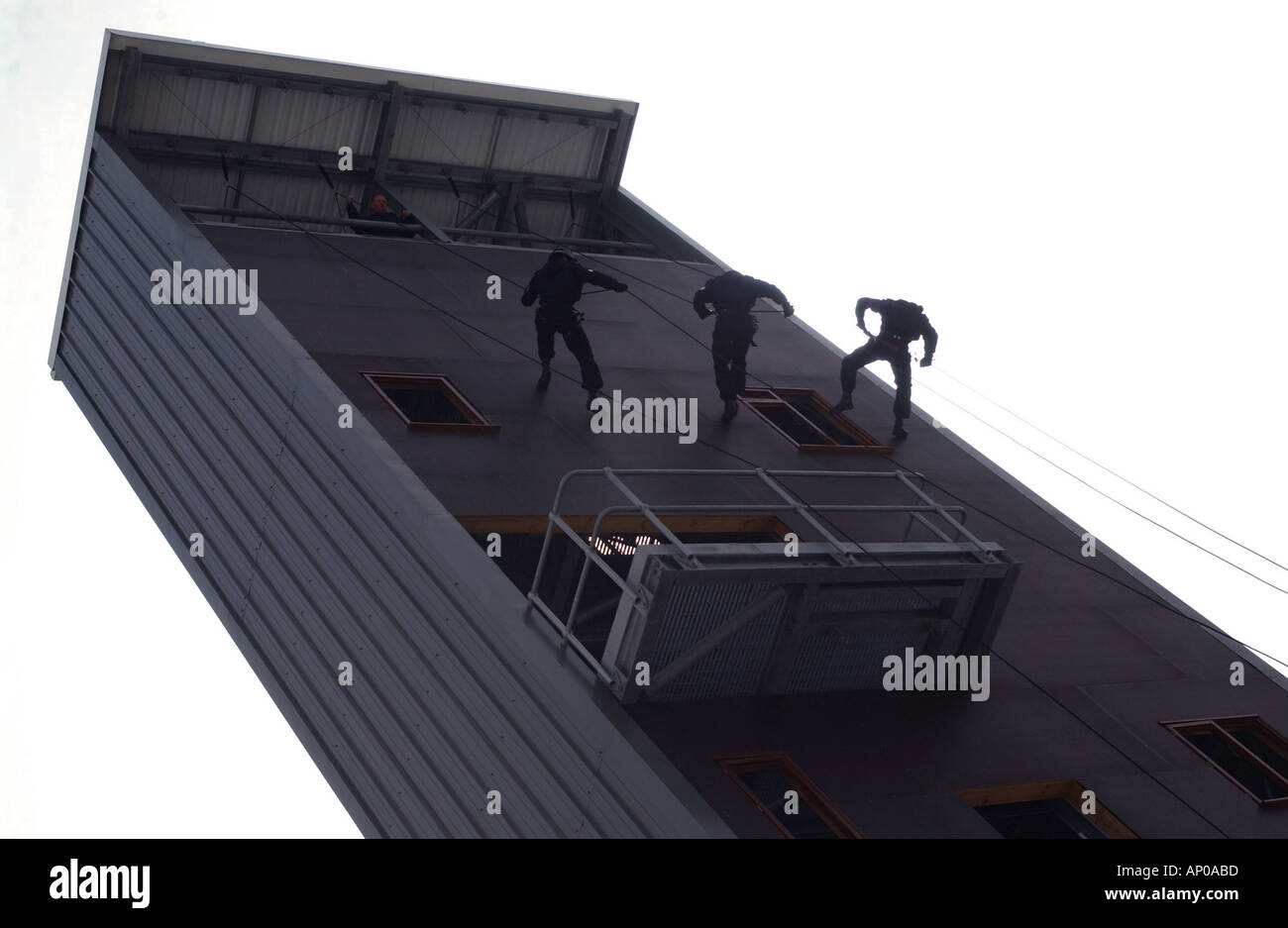 armed police riot training absailing exercise by the metropolitan ...