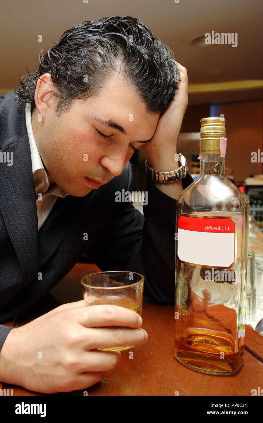 Sick young businessman in formal hi-res stock photography and images ...