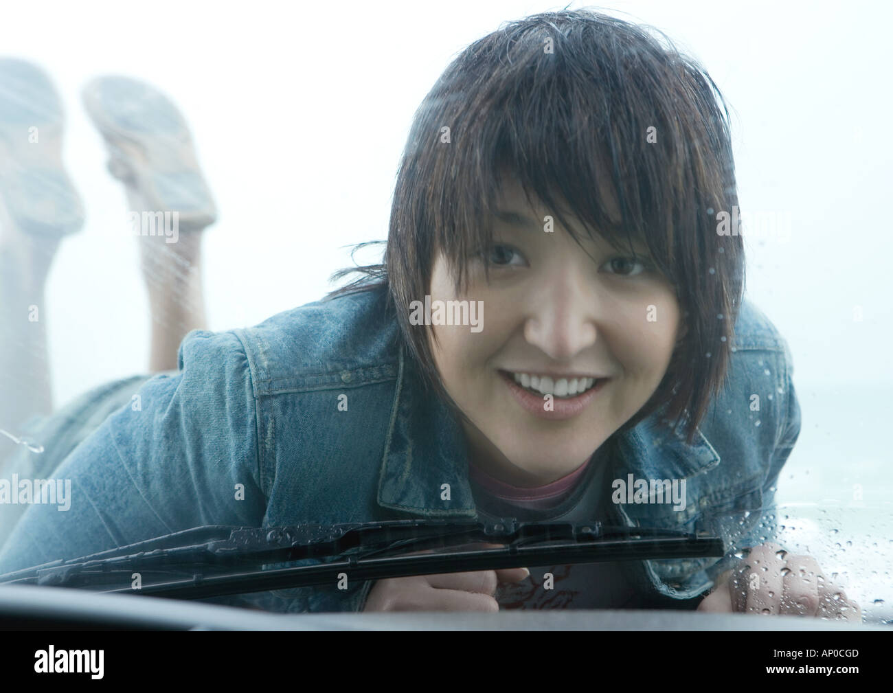 Shot out windshield hi-res stock photography and images - Alamy