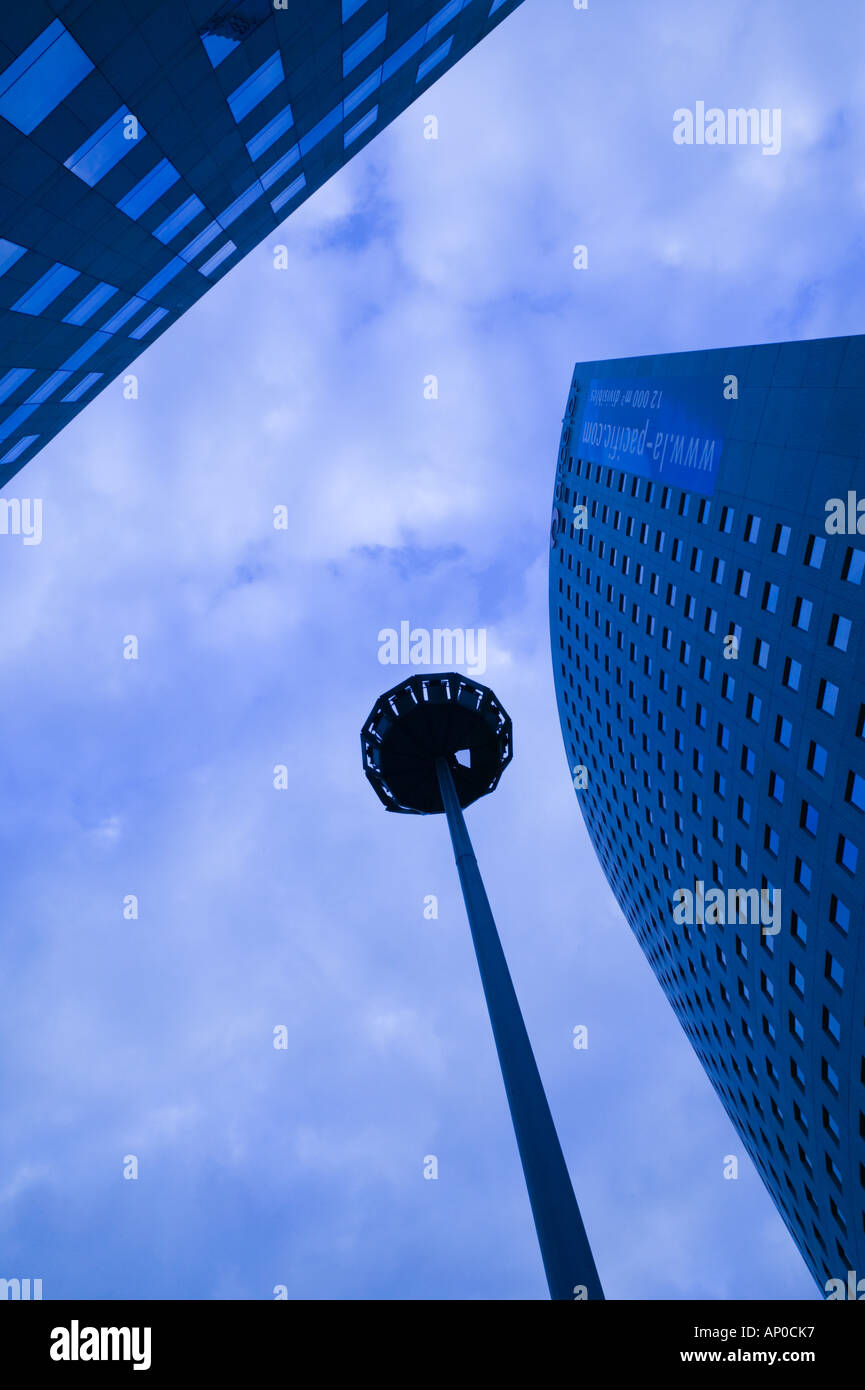 Europe, France, Paris, La Defense: Light Tower and Kupka Building Stock ...
