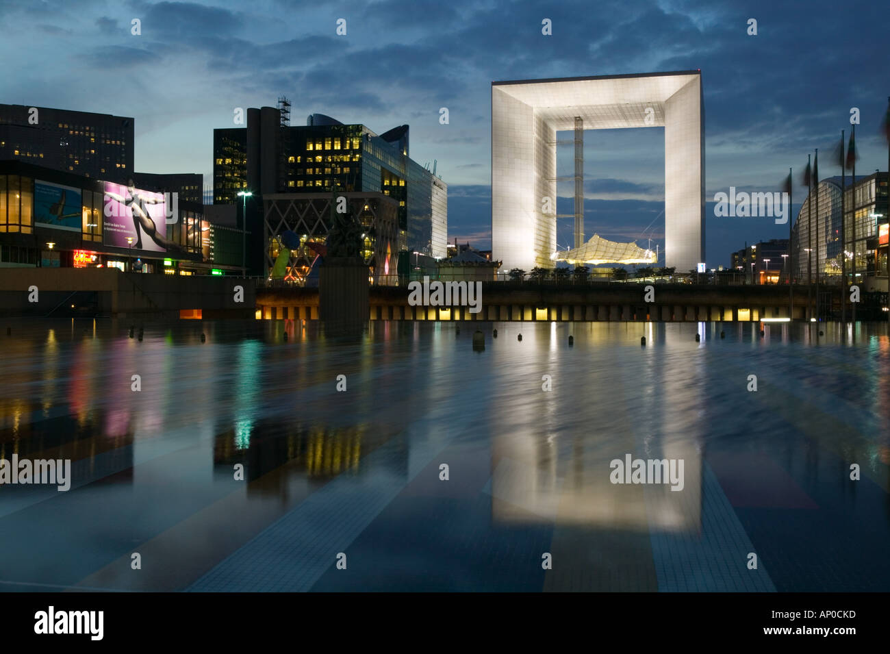 Europe, France, Paris, La Defense: La Grande Arche & La Defense ...