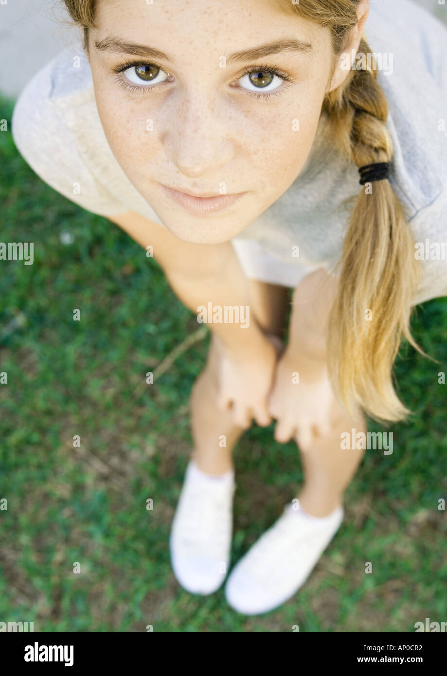 High tight ponytail hi-res stock photography and images - Alamy