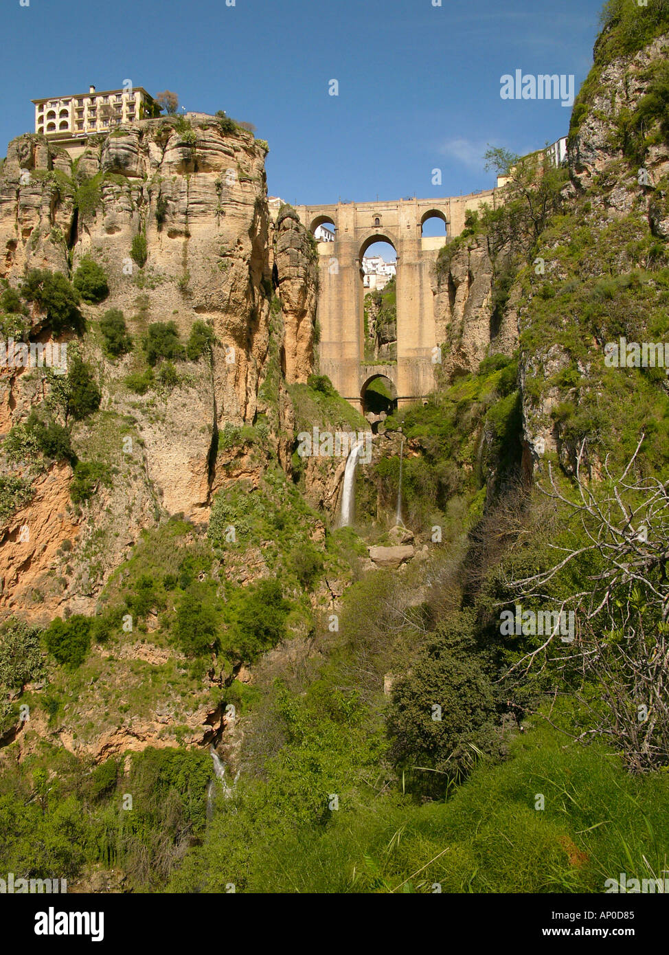 Roman Bridge Ronda Spain Stock Photo - Alamy