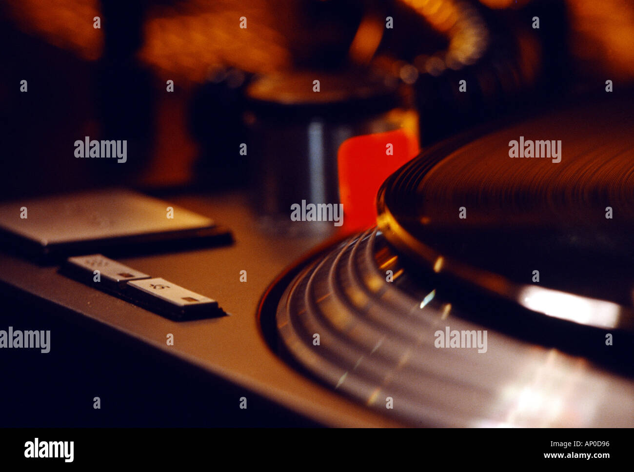 detail of turntable Stock Photo - Alamy