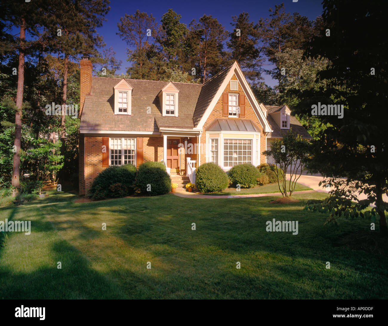 Two story brick house hi-res stock photography and images - Alamy
