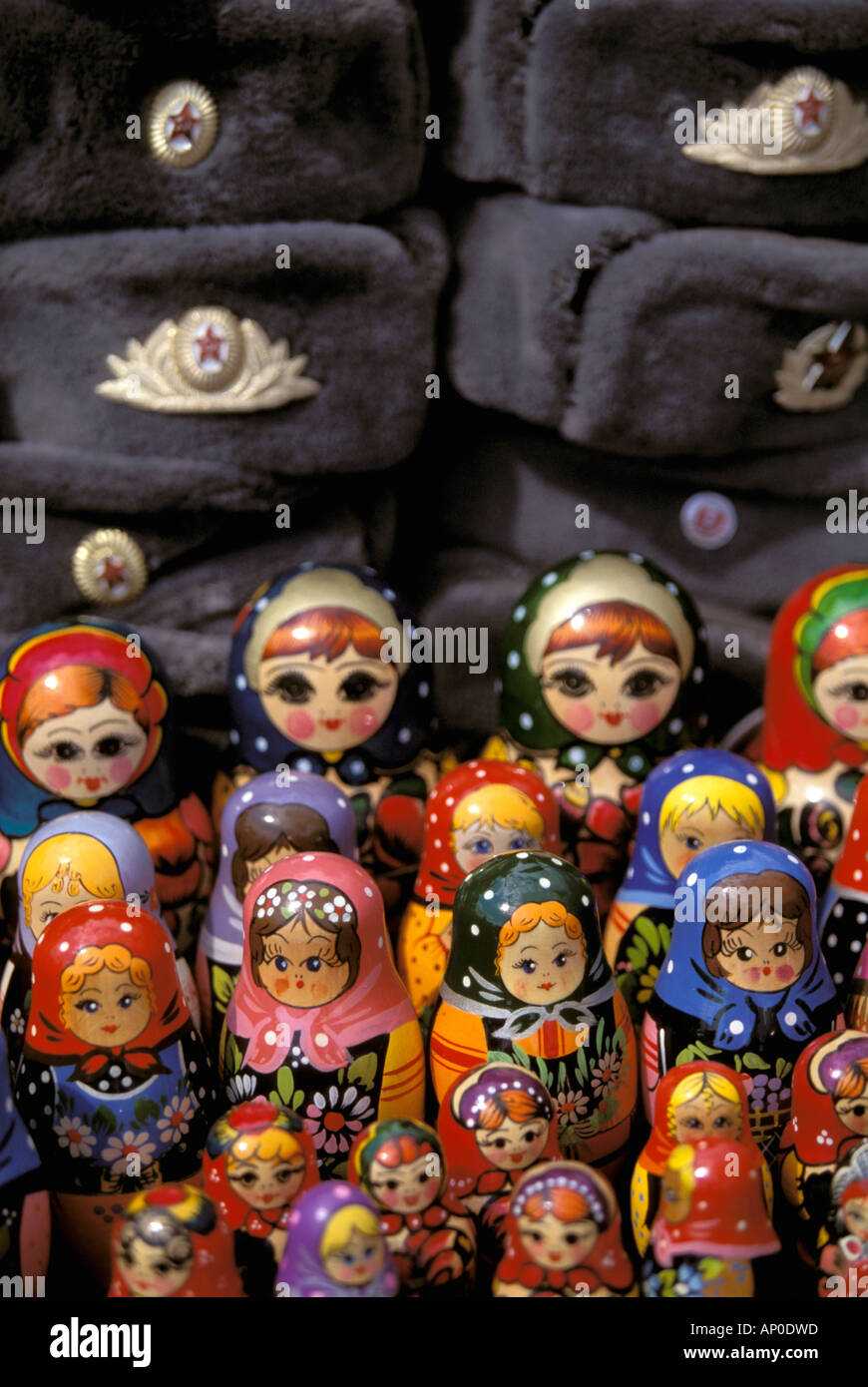 Europe, Germany, Berlin. Military hats and souvenirs Stock Photo - Alamy