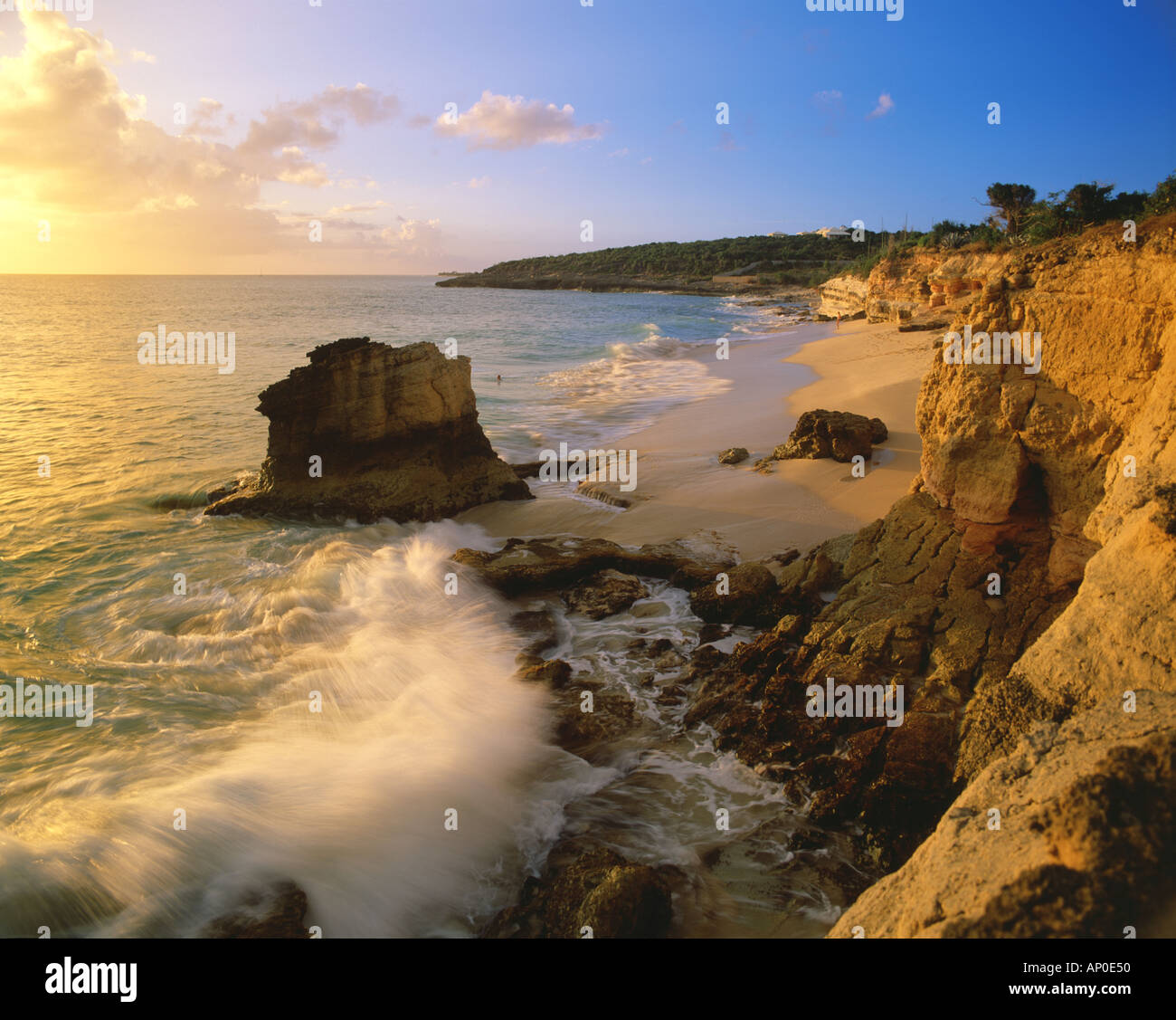 Cupecoy beach st martin hi-res stock photography and images - Alamy