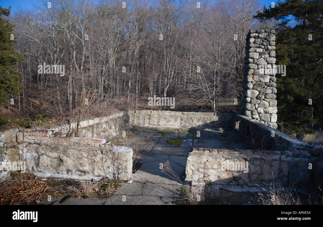 Stone foundation of an old building Stock Photo - Alamy