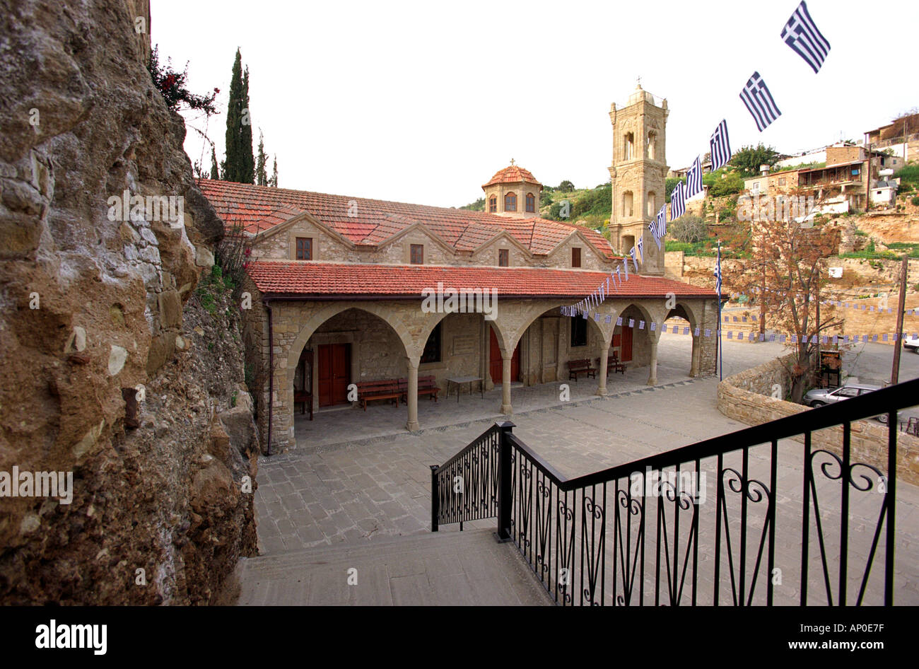 Church in Tochni village in Cyprus Stock Photo - Alamy
