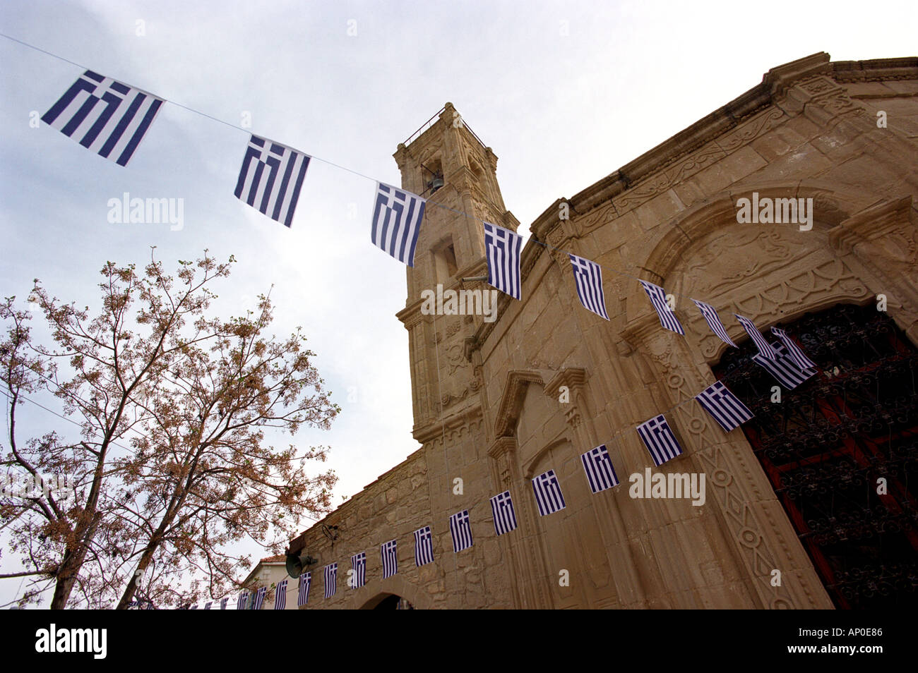 Church in Tochni village in Cyprus Stock Photo - Alamy