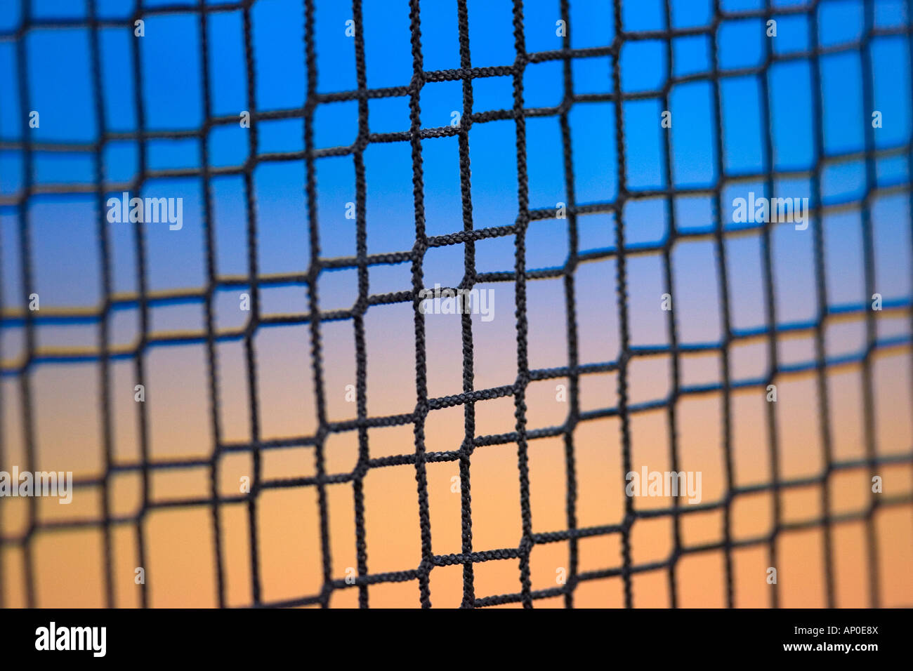 Rectangular netting with a colorful background Stock Photo - Alamy
