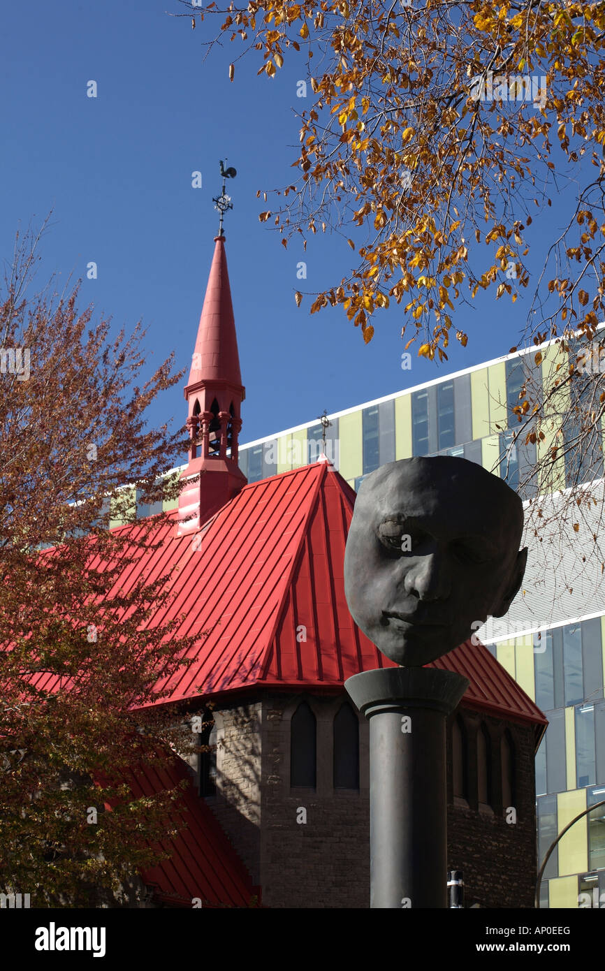 Church of St John the Evangelist. Montreal, Quebec, Canada Stock Photo ...