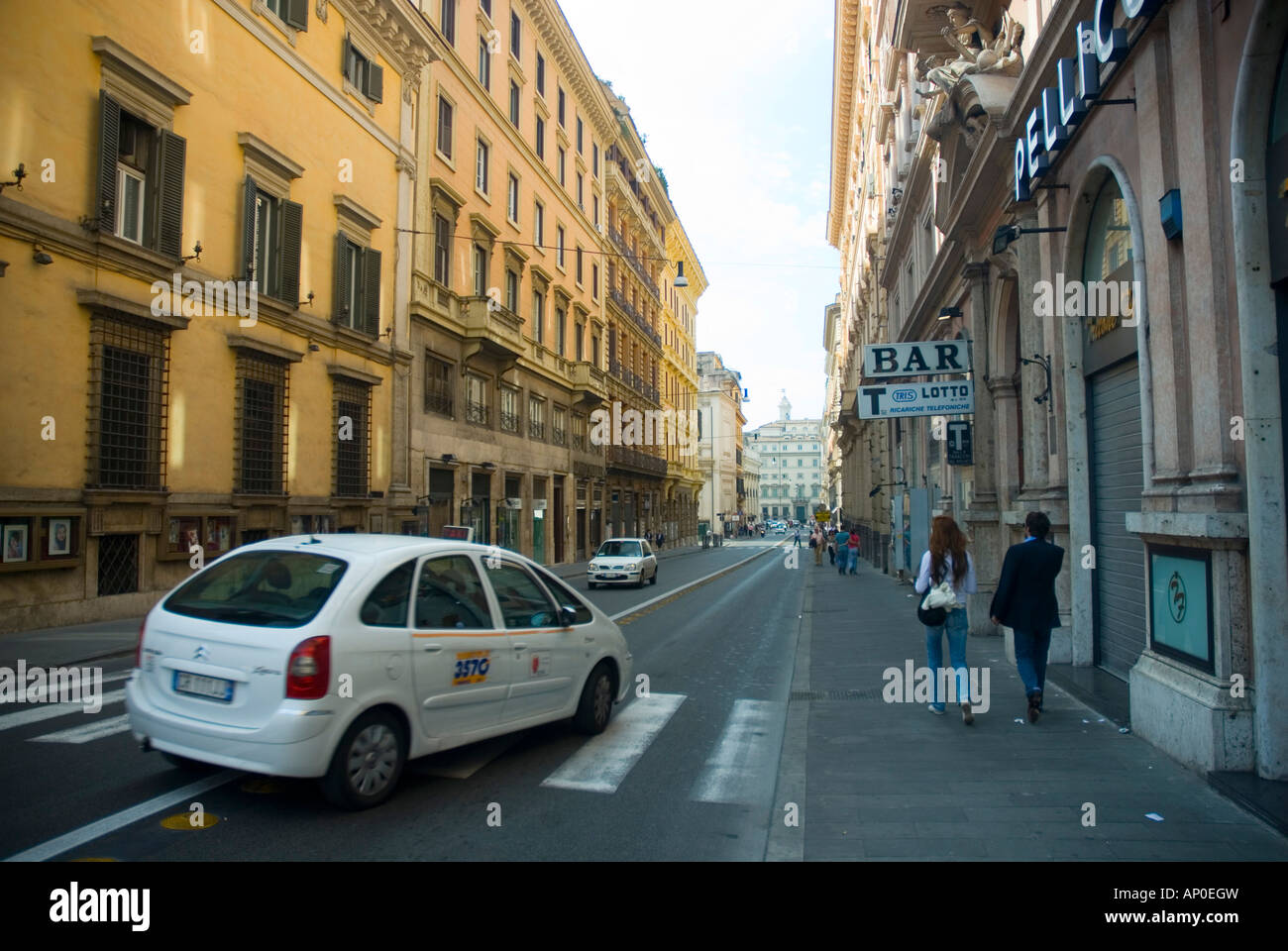 Ancient street in rome hi-res stock photography and images - Alamy