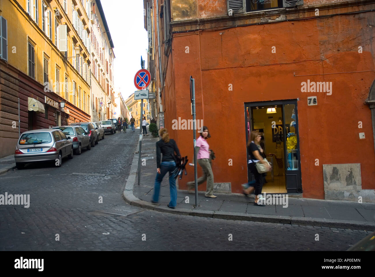 Street scene in Rome, Italy Stock Photo - Alamy