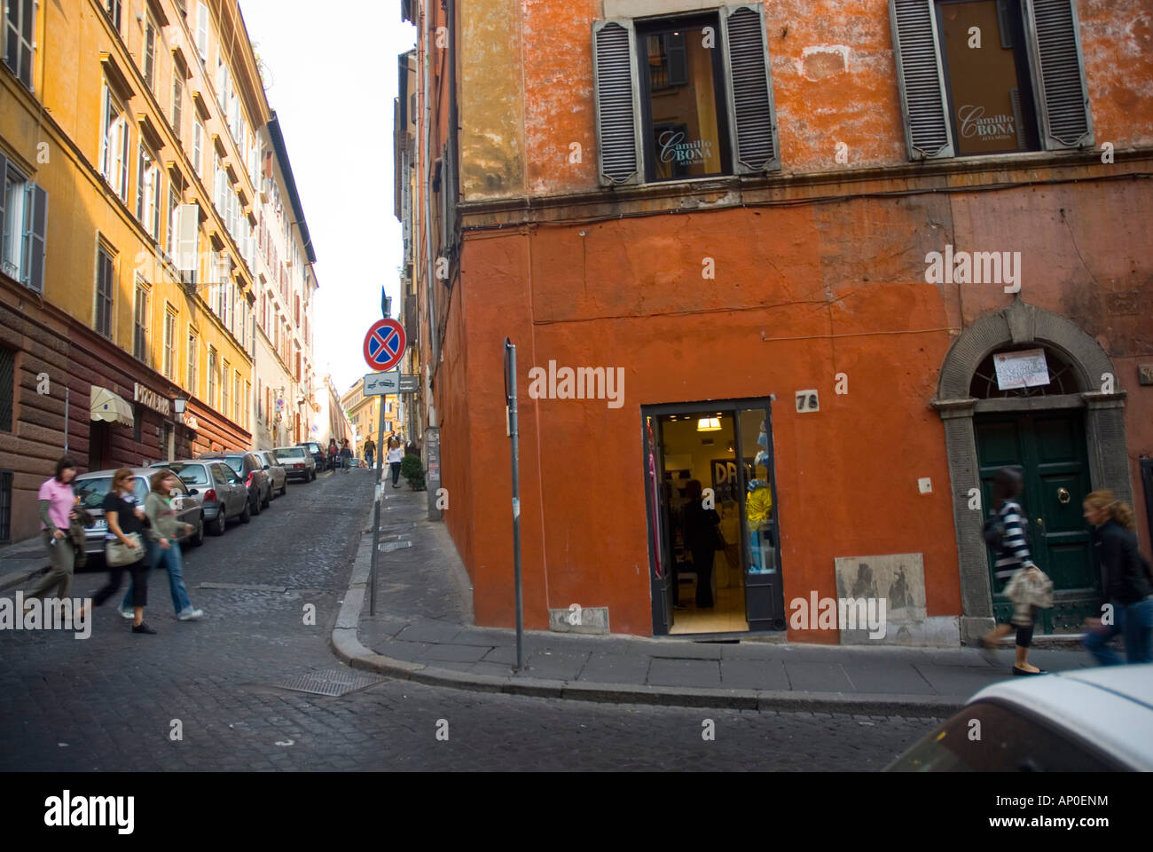 Street scene in Rome, Italy Stock Photo - Alamy