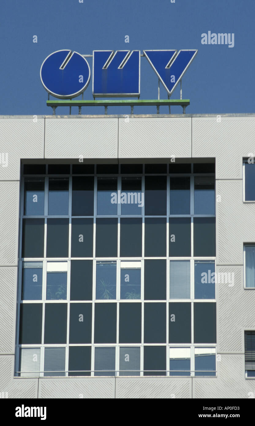 building "OMV, Lassallestrasse Stock Photo - Alamy