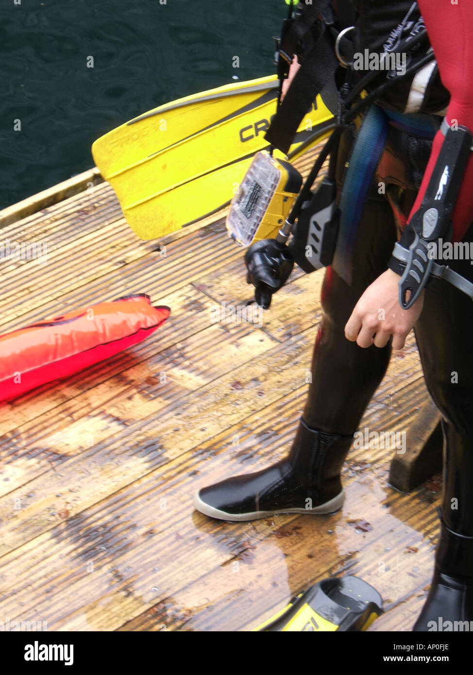 detail of divers feet and flippers Stock Photo - Alamy