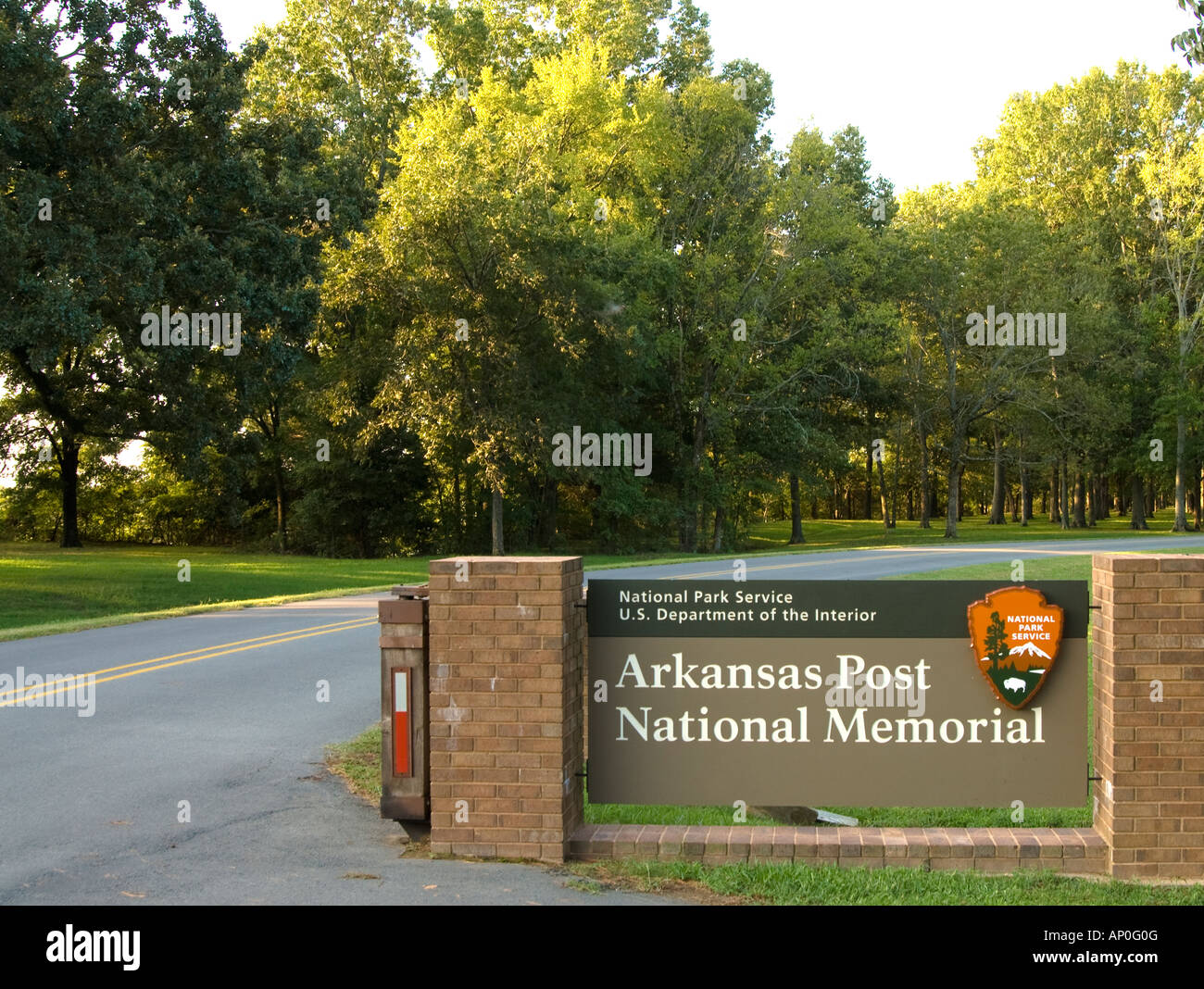 Arkansas Post National Memorial in the Delta region of Arkansas Stock ...