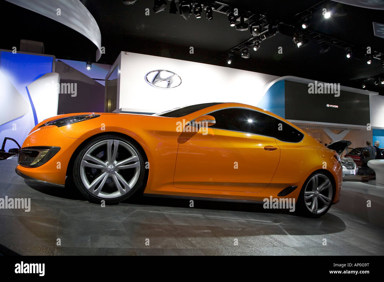 Detroit Michigan The Hyundai Genesis concept coupe on display at the ...