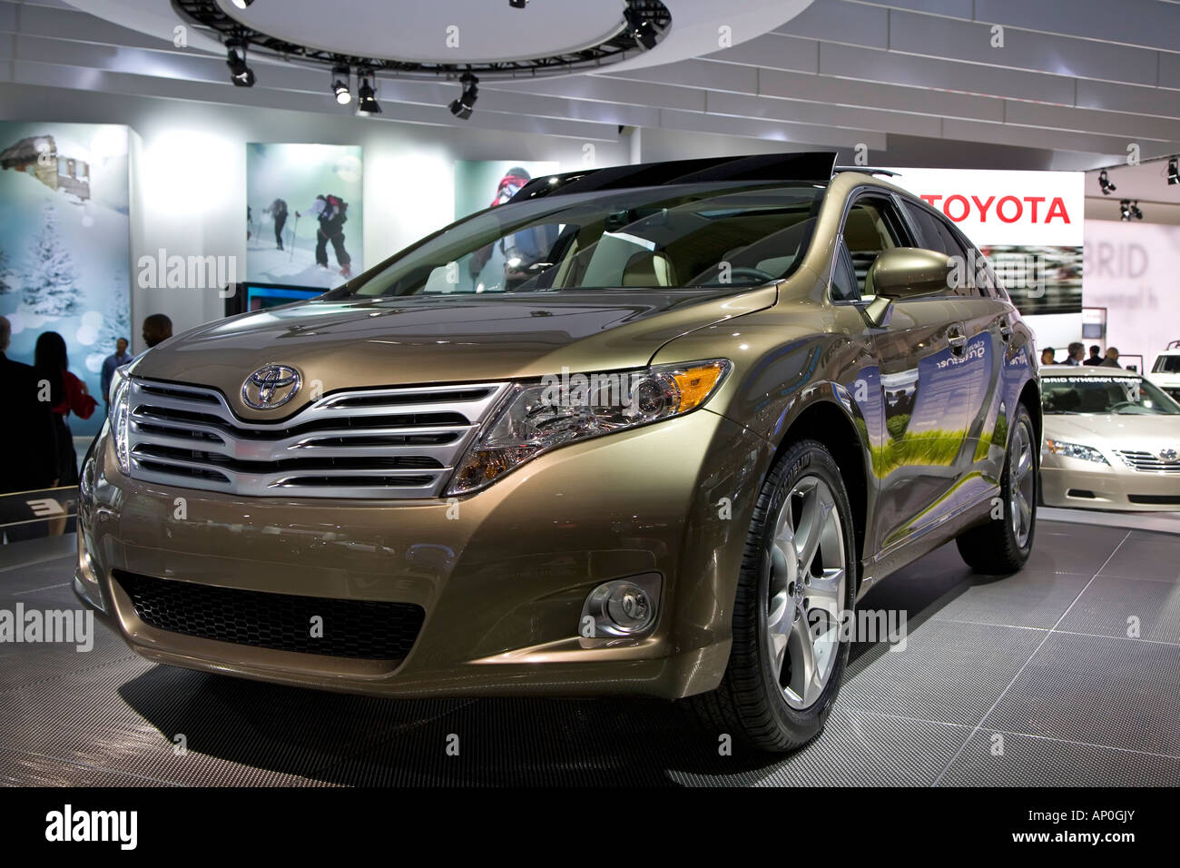 Detroit Michigan The Toyota Venza on display at the North American ...