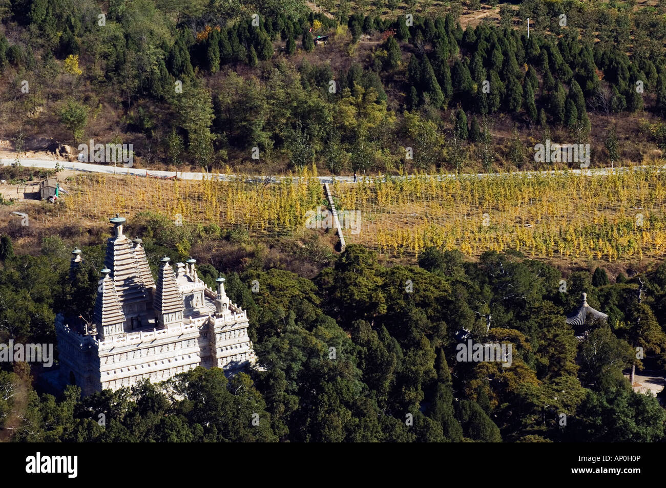 Azure Clouds Temple at Fragrant Hills Park in the Western Hills Beijing ...