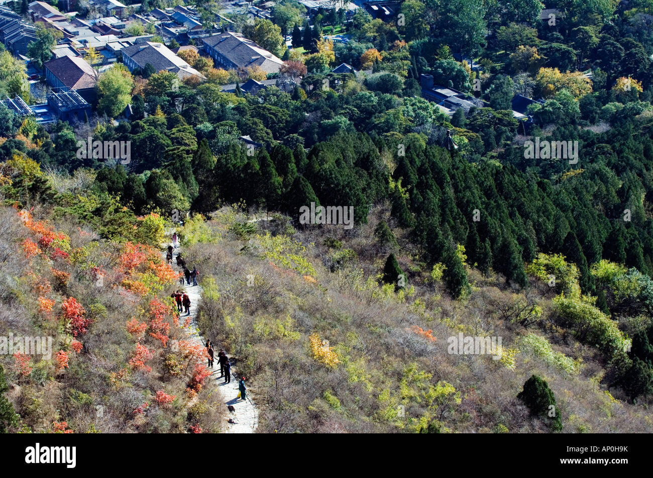 Fragrant Hills Park in the Western Hills Beijing China Stock Photo - Alamy