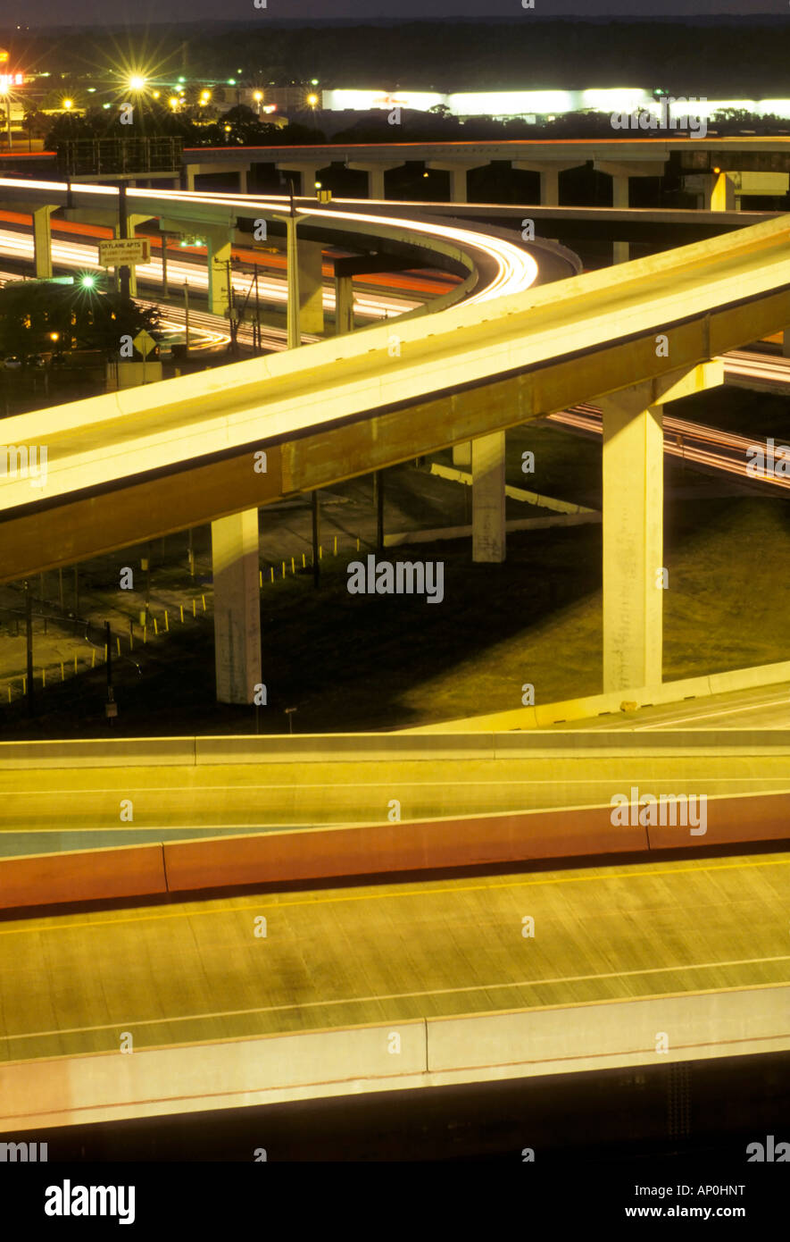 Houston freeway interchange hi-res stock photography and images - Alamy