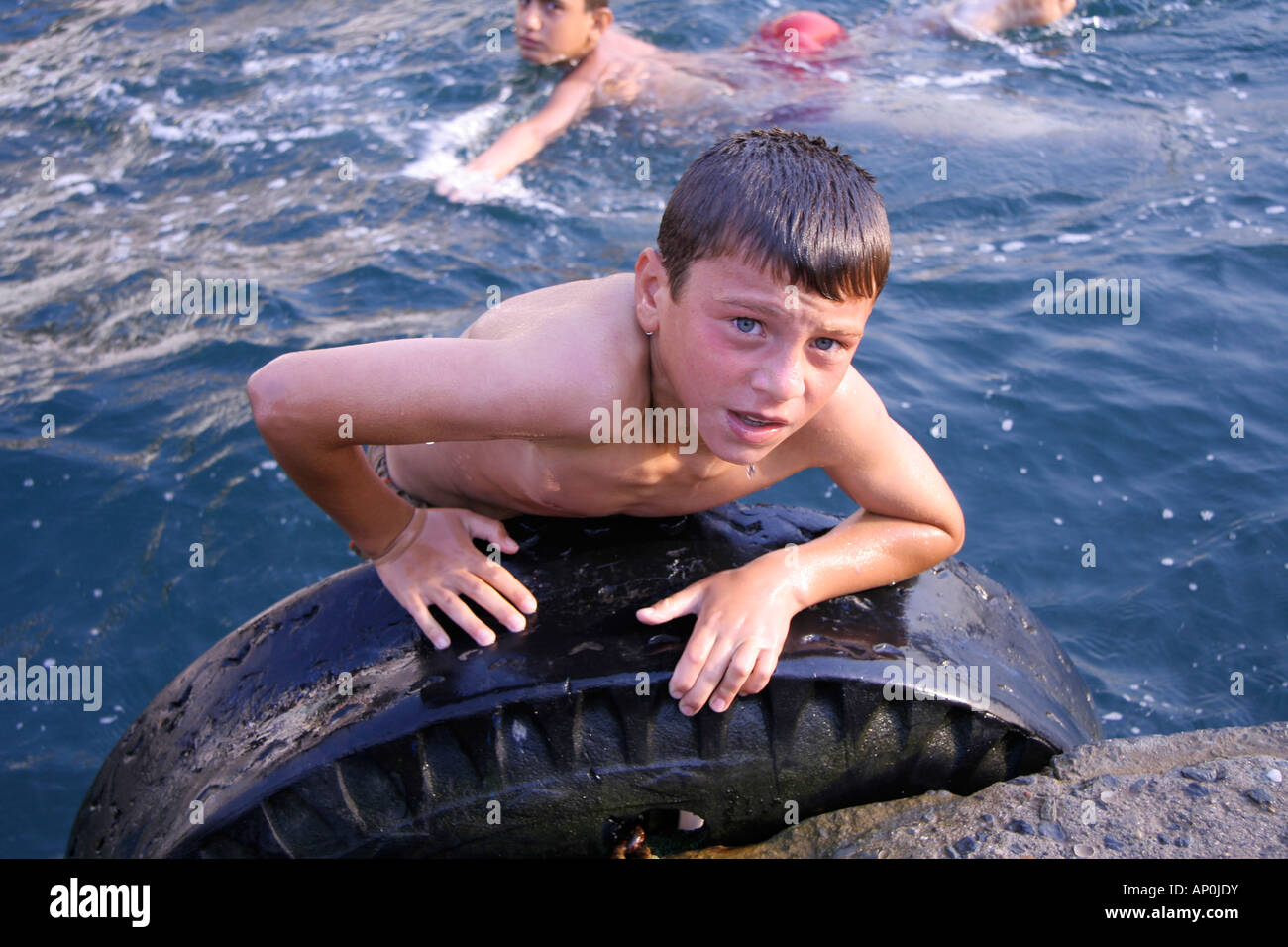 Turkish boy lake hi-res stock photography and images - Alamy