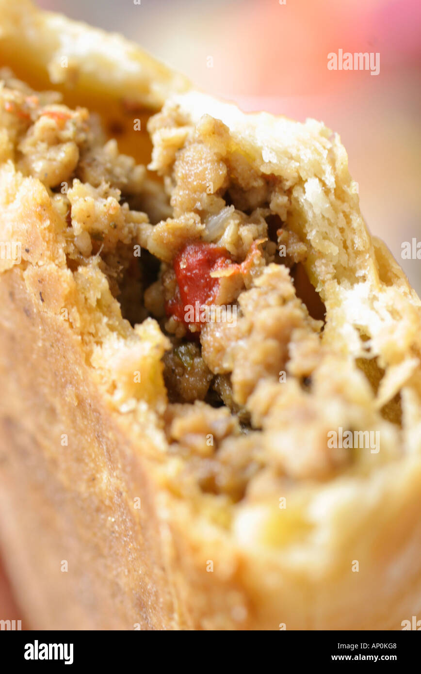 Cajun meat pie Stock Photo - Alamy