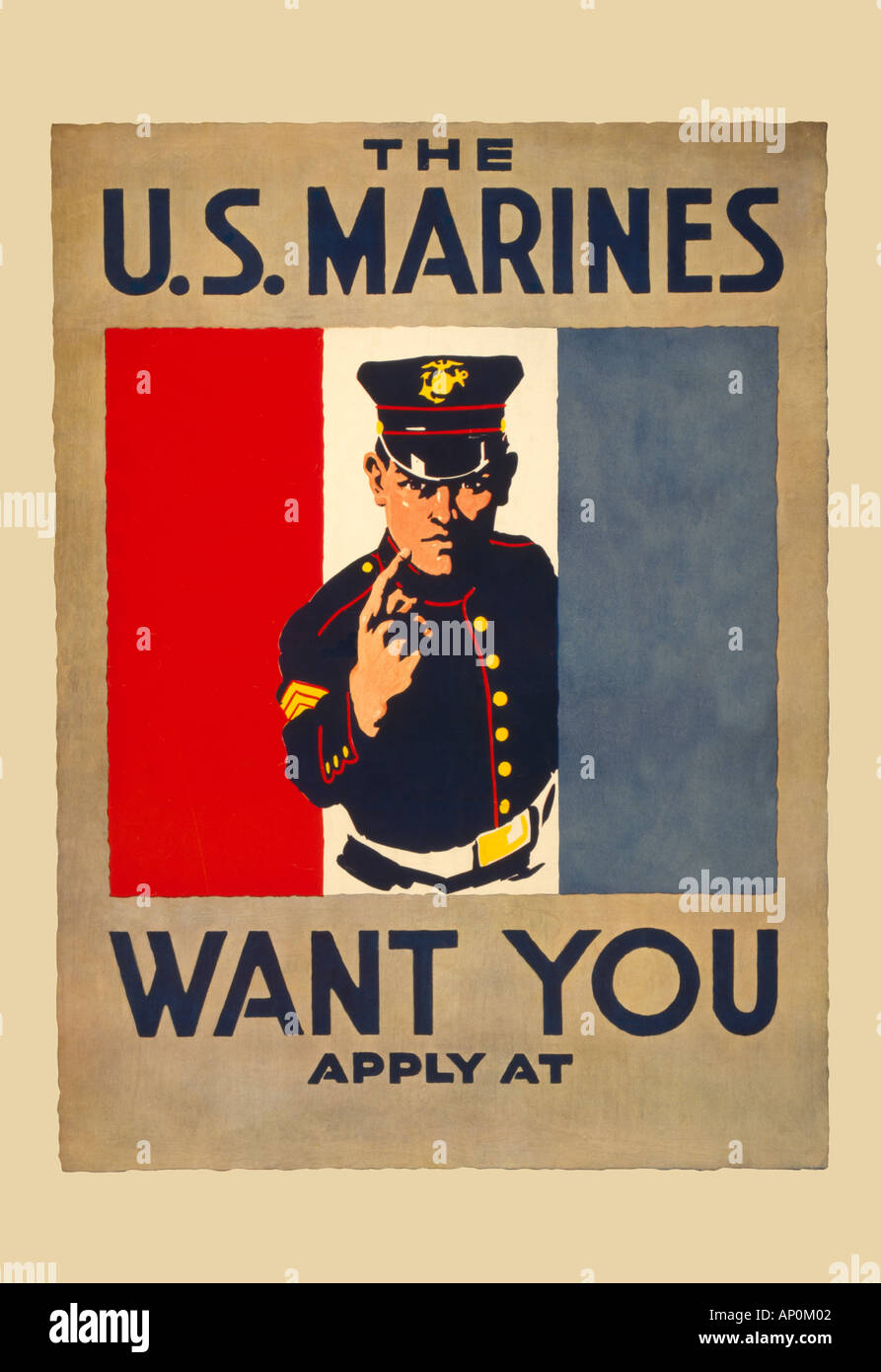 The U.S. Marines Want You Stock Photo - Alamy