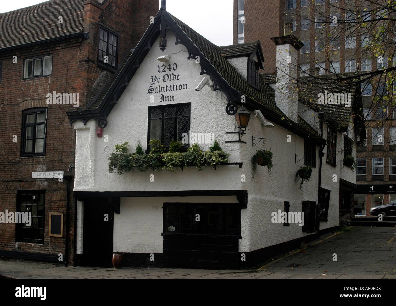Ye olde salutation inn nottingham hi-res stock photography and images - Alamy