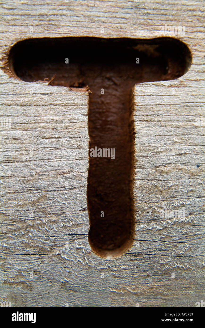 The letter T Stock Photo - Alamy