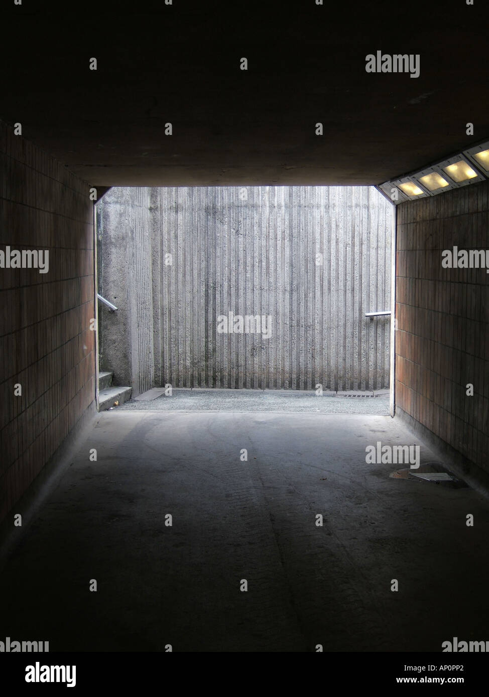 urban landscape city subway passage way Stock Photo - Alamy
