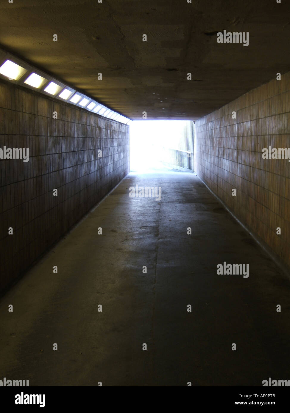urban landscape city subway passage way Stock Photo - Alamy