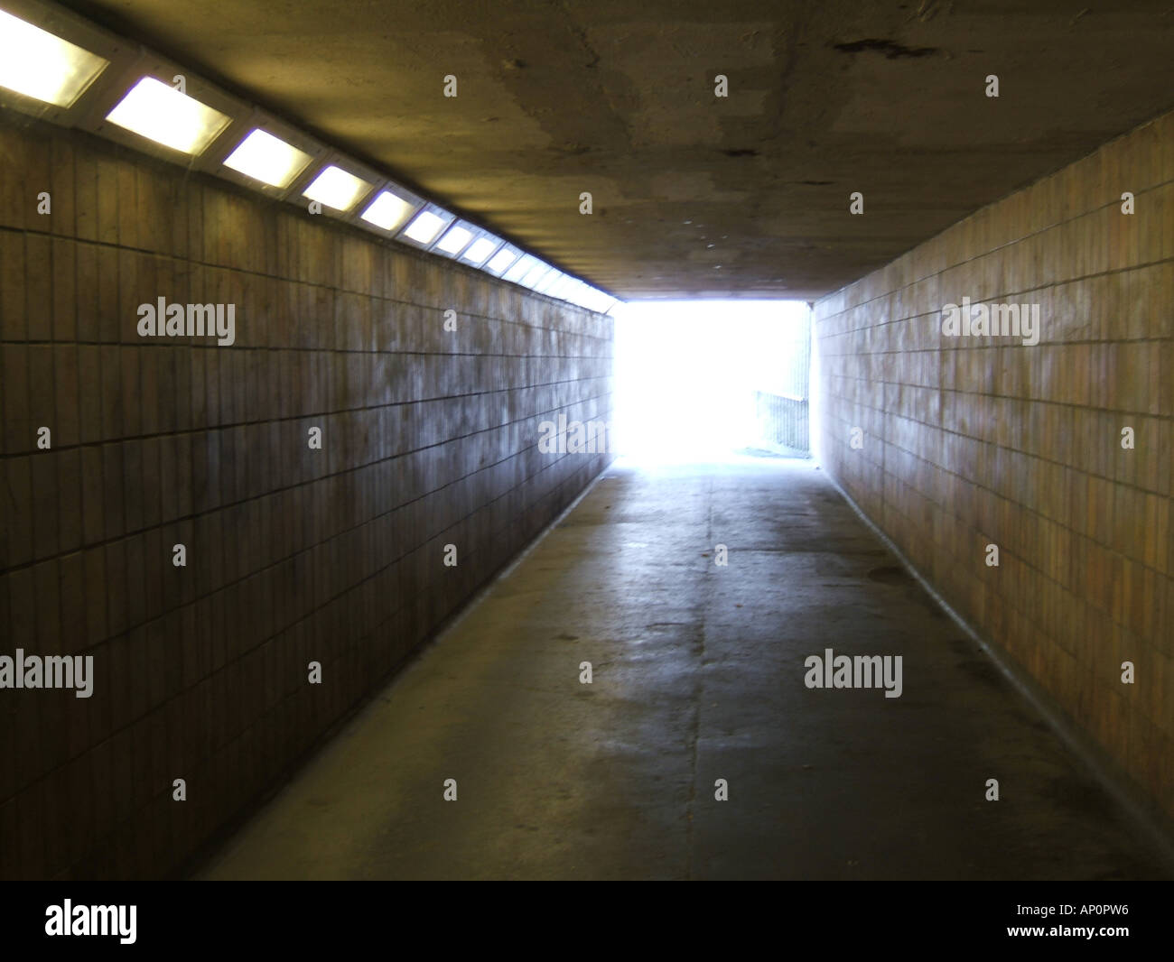 urban landscape city subway passage way Stock Photo - Alamy