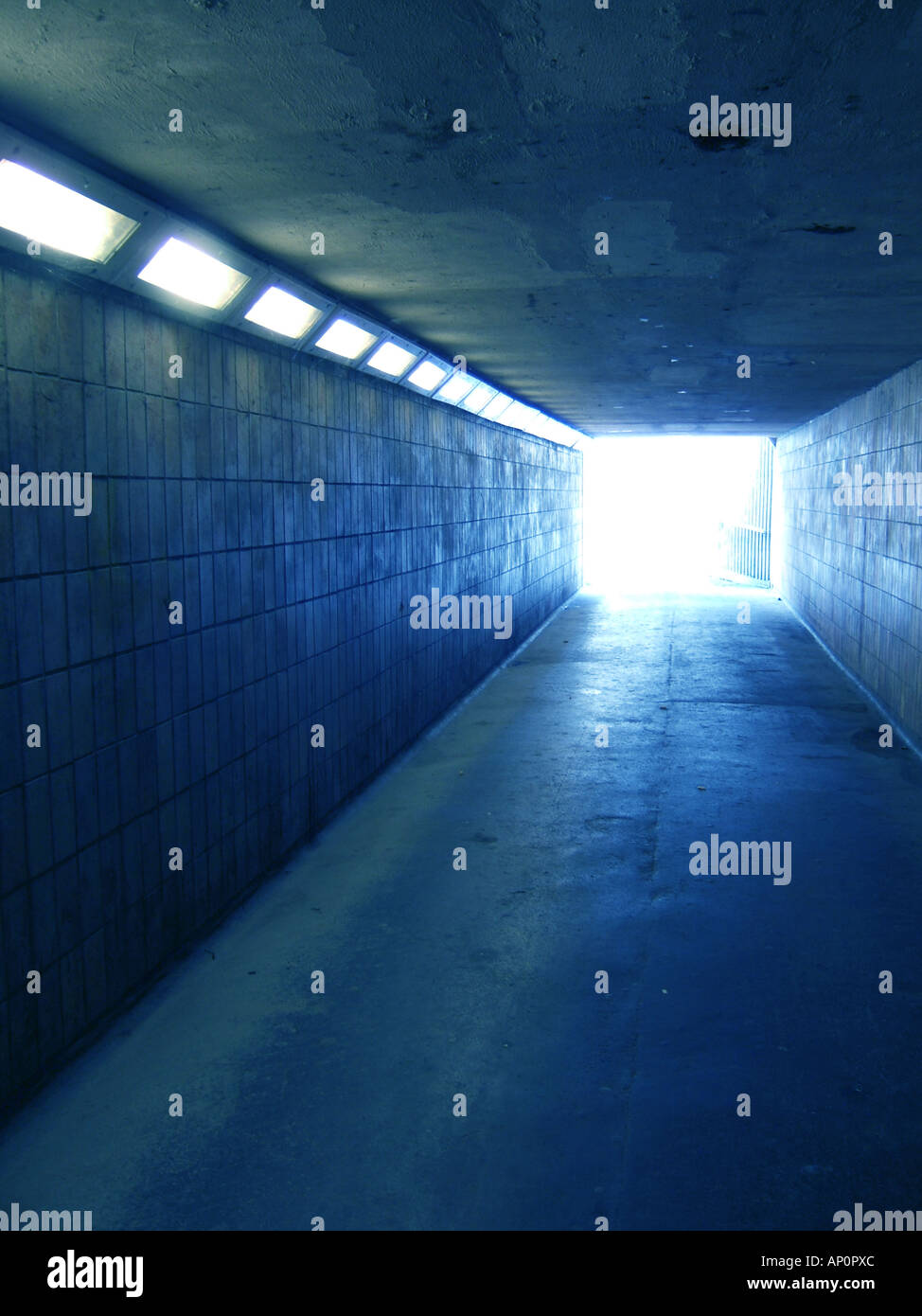 urban landscape city subway passage way Stock Photo - Alamy