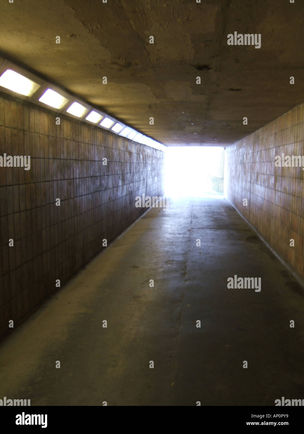 urban landscape city subway passage way Stock Photo - Alamy