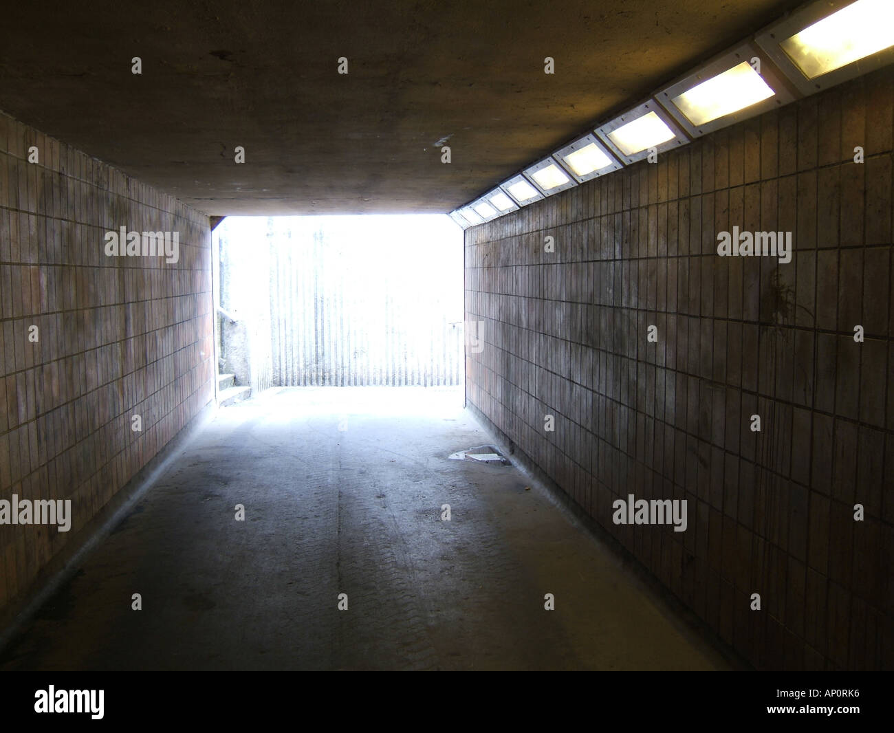 urban landscape city subway passage way Stock Photo - Alamy