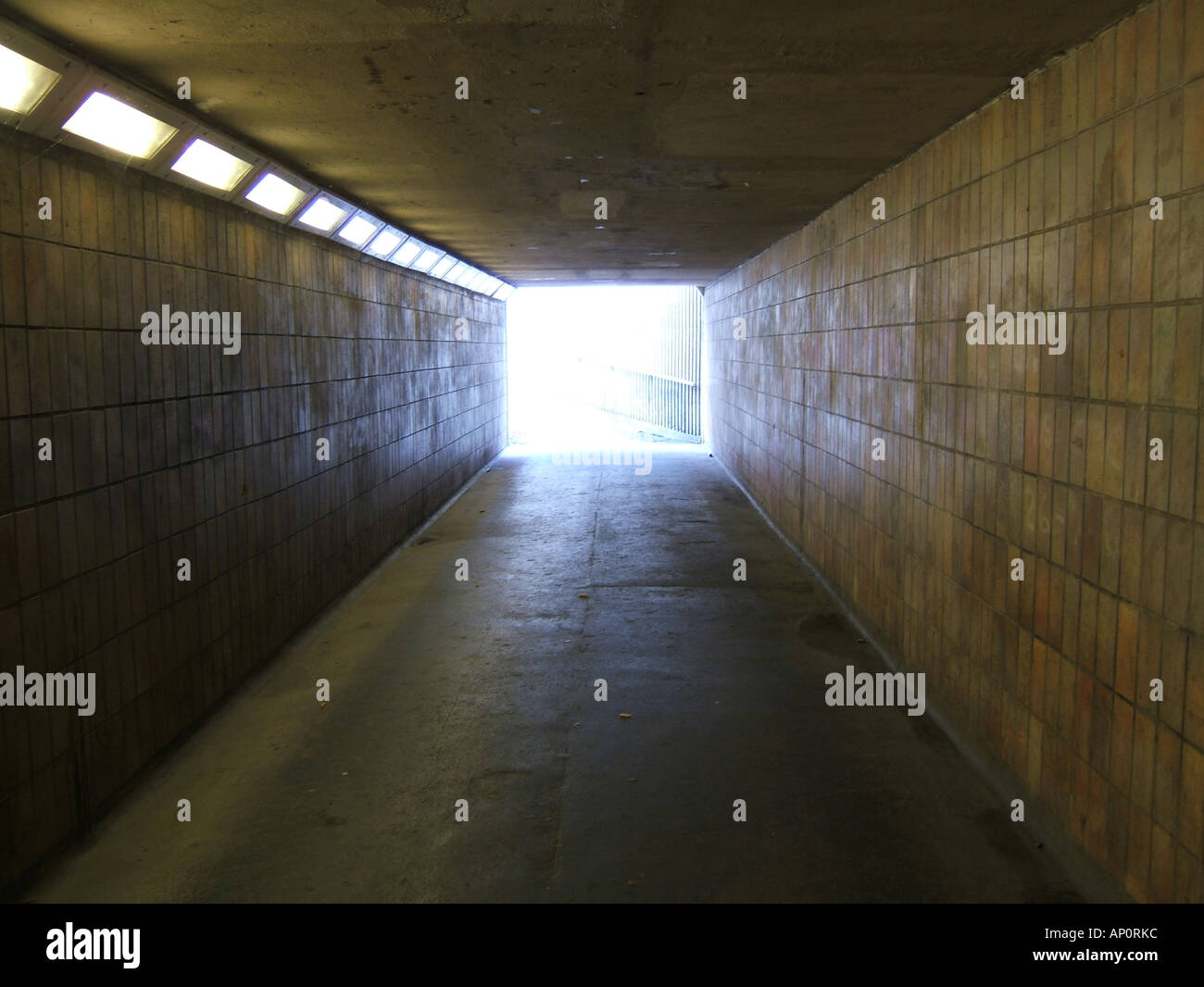 urban landscape city subway passage way Stock Photo - Alamy