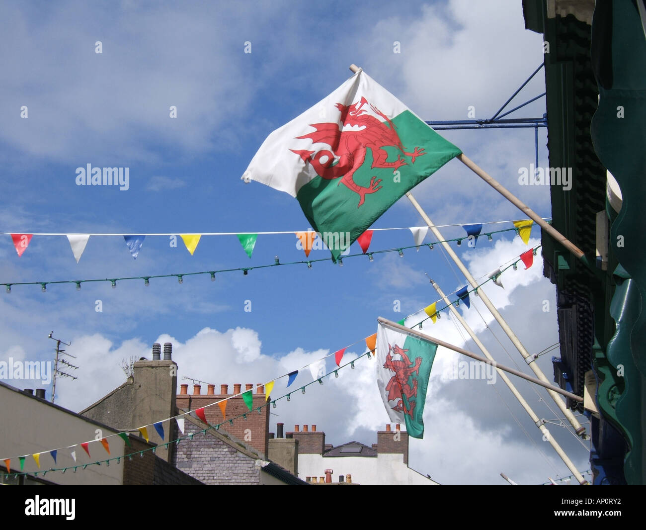 Symbol carnival bunting colourful one two hi-res stock photography and ...