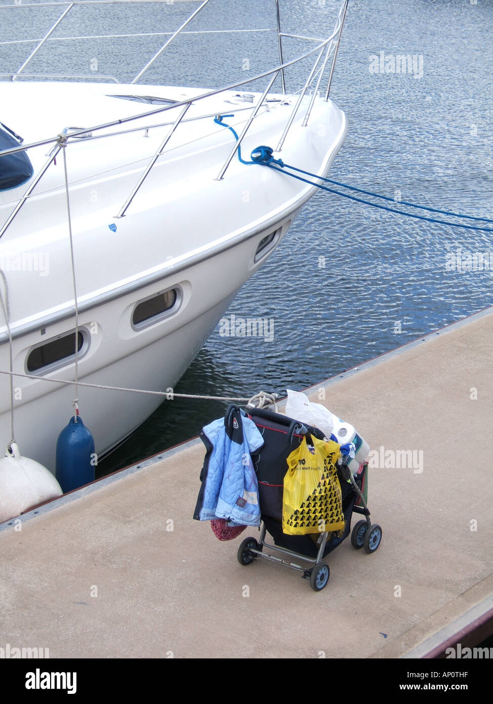 Pram outside alone hi-res stock photography and images - Alamy