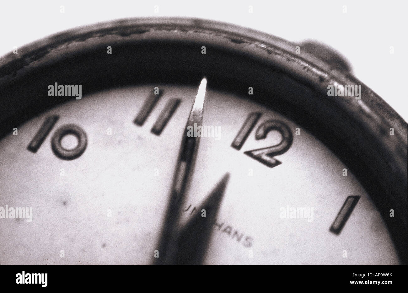 Five to twelve, clock Stock Photo - Alamy