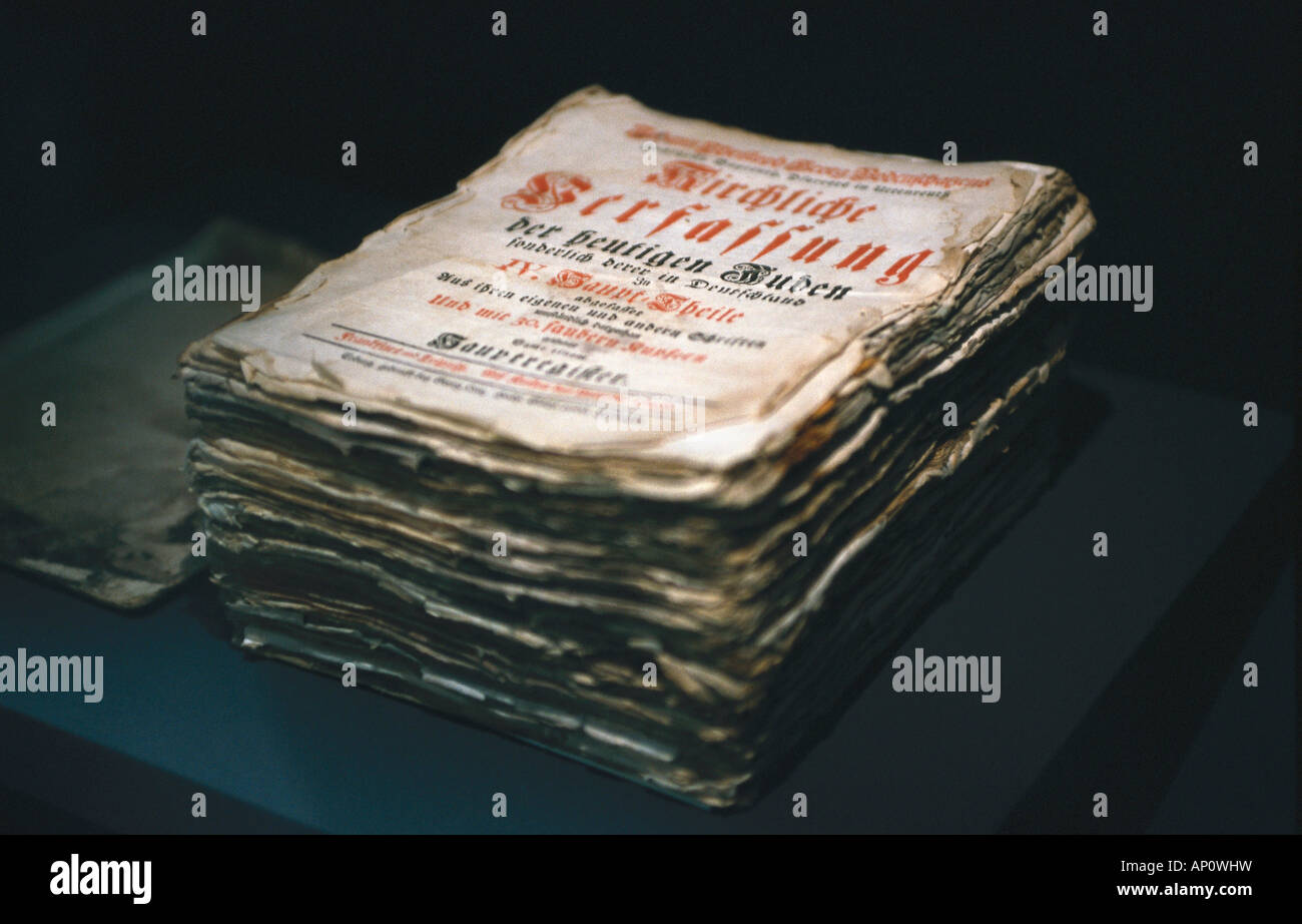 Exhibit, The Jewish Museum by Daniel Liebeskind, Berlin, Germany Stock ...