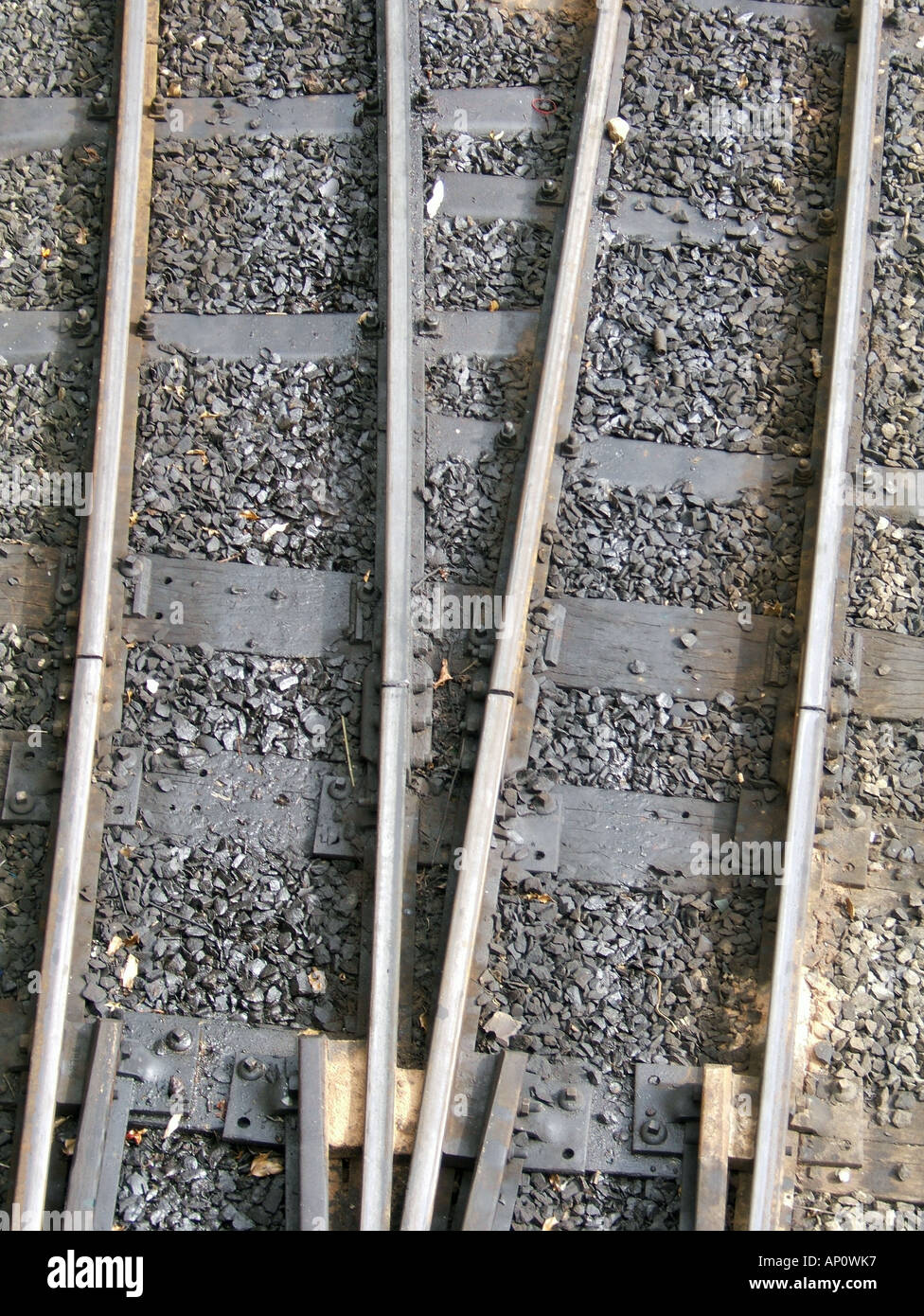 aerial view of rail track Stock Photo - Alamy