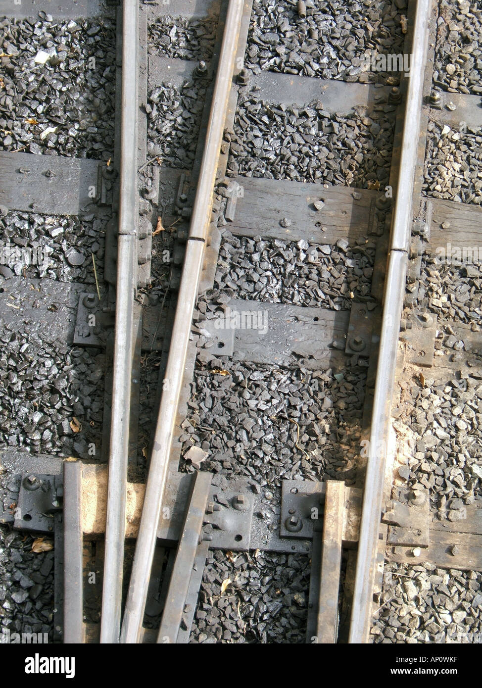 aerial view of rail track Stock Photo - Alamy