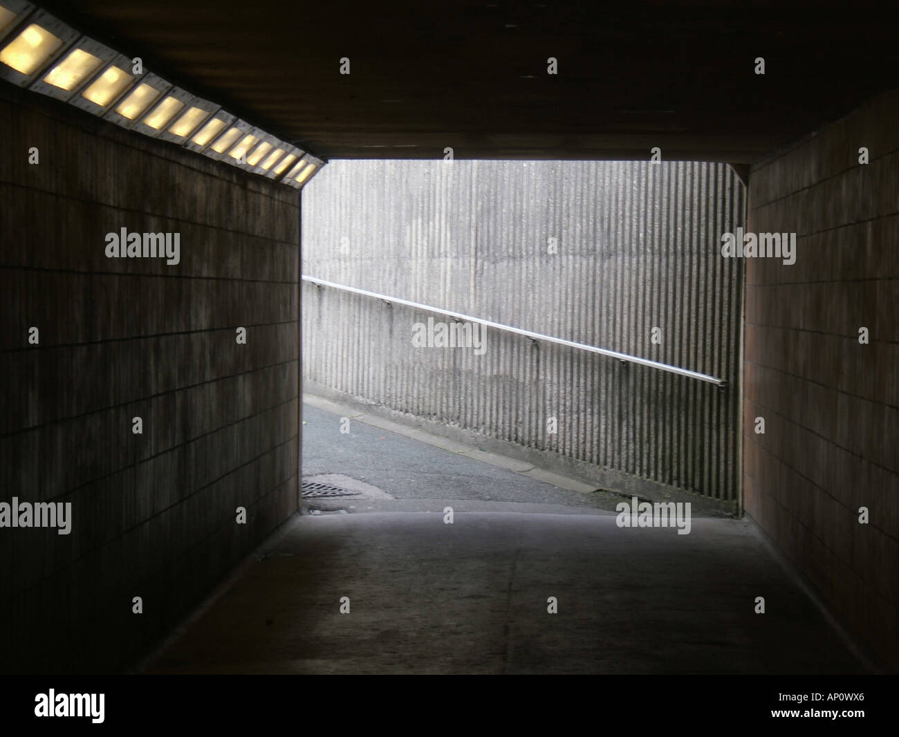 urban landscape city subway passage way Stock Photo - Alamy