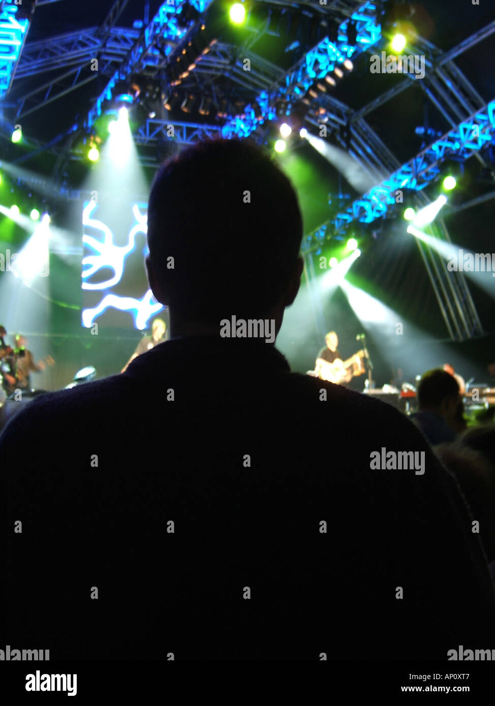crowd in music concert at night Stock Photo - Alamy